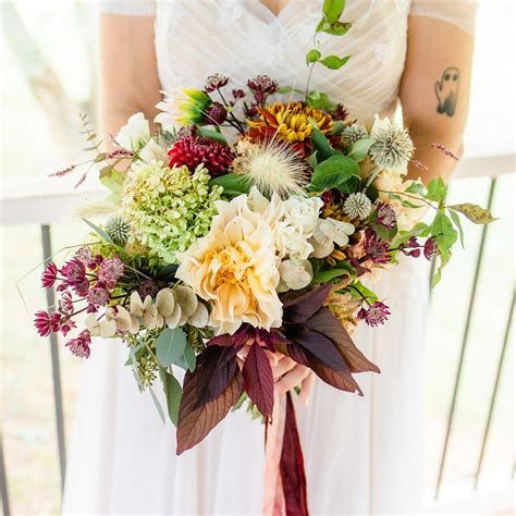 Best Fall Wedding Flowers Harmony Harvest Farm