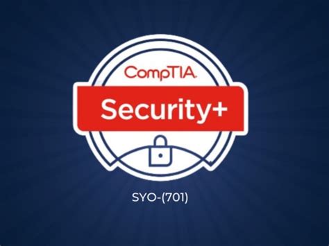 Comptia Security Training Online And Certification Course Best Price ️