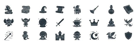 Fantasy Map Symbols Vector Art Icons And Graphics For Free Download