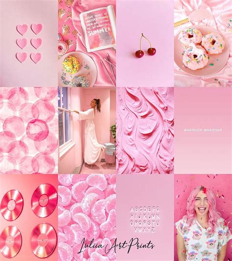 Light Pink Wall Collage Kit Light Pink Walls Pink Walls Wall Collage