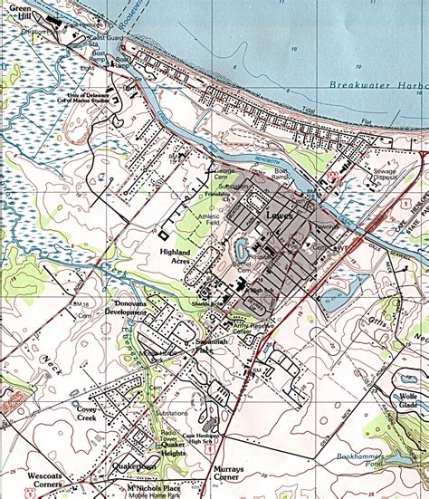 Sussex County Delaware Maps And Gazetteers