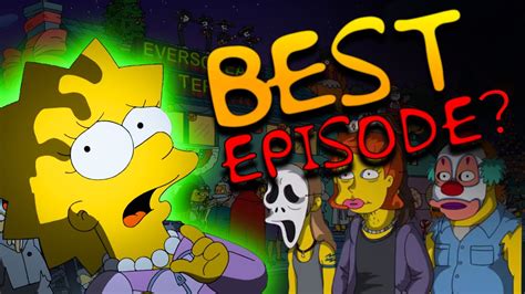The Best Simpsons Treehouse Of Horror Episode My Opinion Youtube