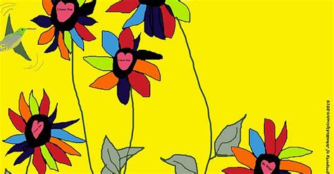Hummingbird And I Love You Flowers Imgur