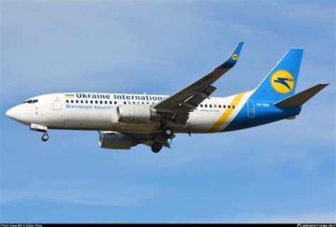 UR GBD Ukraine International Airlines Boeing 737 36Q WL Photo By