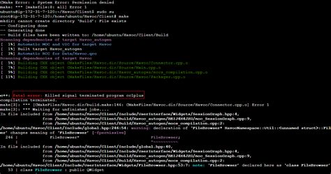 Fatal Error During Build Process Killed Signal · Issue 172 · Havocframeworkhavoc · Github