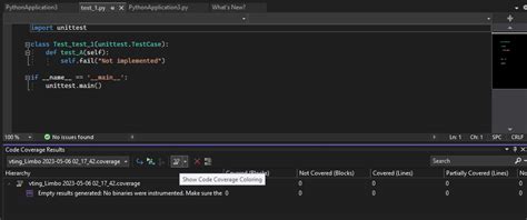 Skip Tests After Clicking “analyze Code Coverage” · Issue 6936