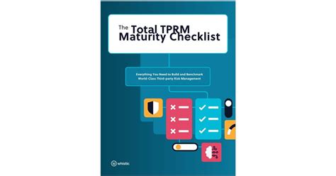 Whistic Tprm Maturity Checklist Free Ebook