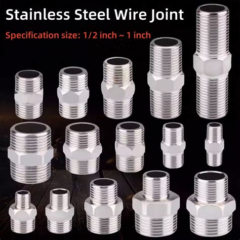 Ddhome Stainless Steel Wire Joint With Variable Diameter Double Outer