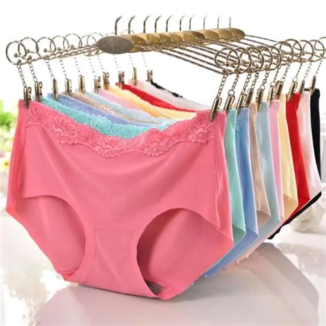 40 60 Kg 1 Pcs 10 Styles Women Solid Color Sexy Lace Edge Ice Silk No