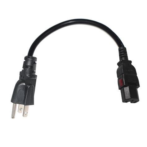 Iec Female Lock Connector Ac Extension Lead Cable C15 3 Prong Power Cord Alibaba Com