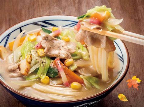 丸亀製麺の秋限定うどんちゃんぽんうどんと担々まぜ釜玉うどんに注目ニフティニュース