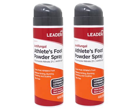 Leader Antifungal Athletes Foot Powder Spray With Micanzole Nitrate 2