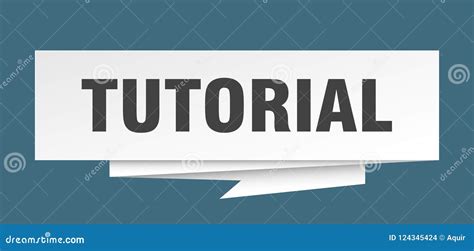 tutorial stock vector illustration of origami marker 124345424
