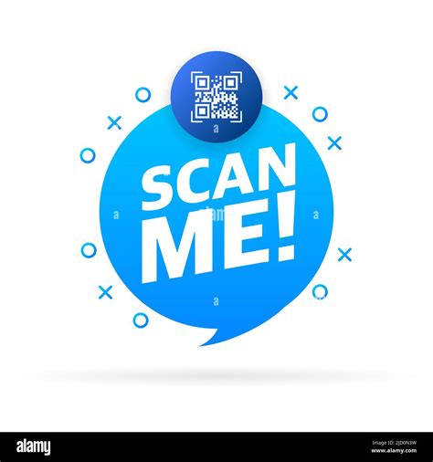 scan code smartphone on white background isolated white background