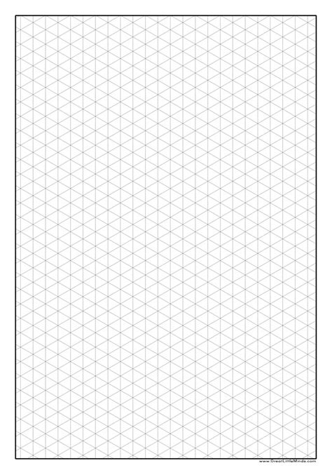 Print Free Isometric Graph Paper