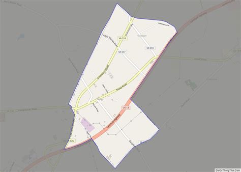 Map Of Tasley Cdp Thong Thai Real