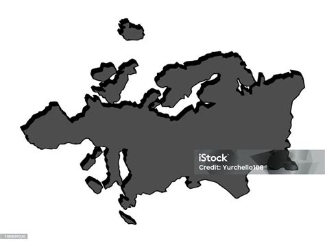 유럽지도 3d 벡터 일러스트 레이션 Eps 10 0명에 대한 스톡 벡터 아트 및 기타 이미지 0명 검은색 국가 지리적 지역 Istock