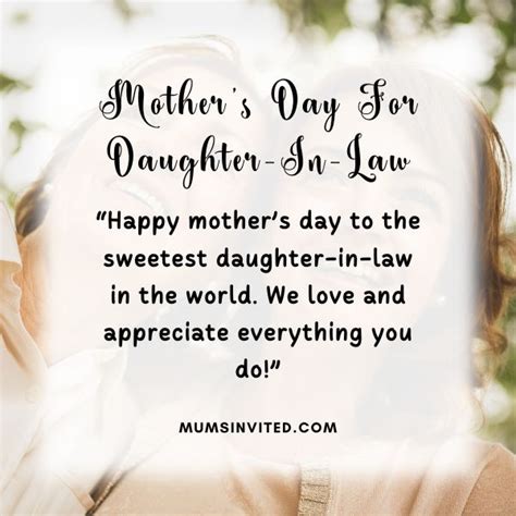49 Mothers Day Quotes For Daughter In Law Images Mums Invited