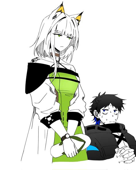 Doctor Kal Tsit And Male Doctor Arknights Drawn By Kamiki Danbooru