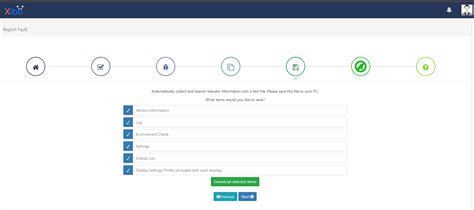 how to record logs for a cms issue using report fault guides xibo