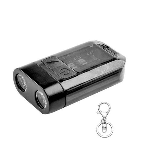 Brightenlux Rechargeable Cob Led Edc Mini Flashlight Magnetic Keychain