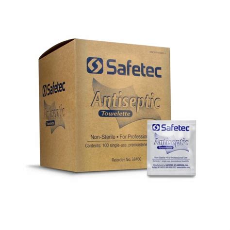 Antiseptic Wipes For First Aid Kits And Hospital Settings Safetec