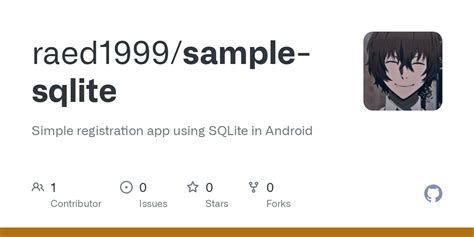 Github Raed1999sample Sqlite Simple Registration App Using Sqlite In Android