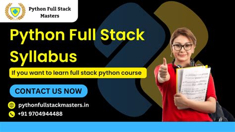 Python Full Stack Syllabus Python Full Stack Masters