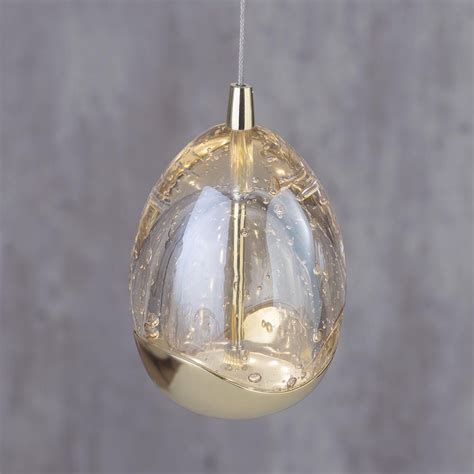 LED Pendant Light Visconte Bulla Light Gold From Litecraft