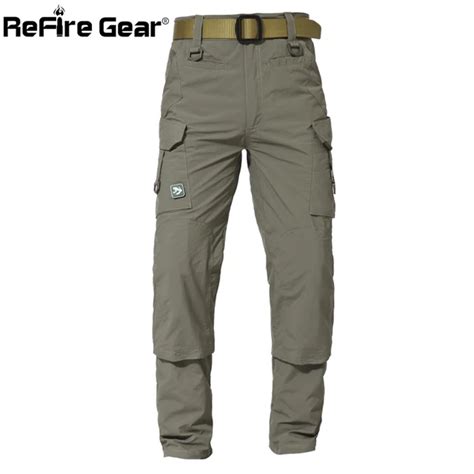 Refire Gear Assault Lightweight Army Military Pants Men Summer