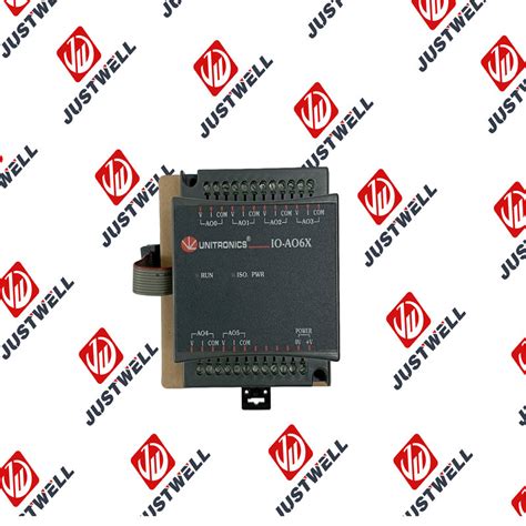 Io Ao6x Unitronics Analog Output Expansion Module Justwell