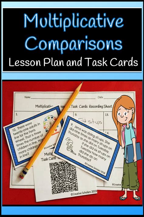 Multiplicative Comparison Lesson Plan And Activities Print And Digital