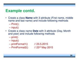 Class And Objects Java Code In The Pdf