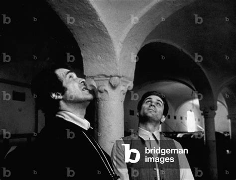Bernardo Bertolucci And Robert De Niro On The Set Of The Film Novecento