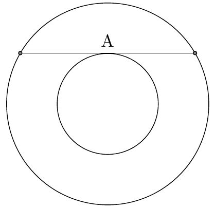 Tikz Tangent Between Two Circles TeX LaTeX Stack Exchange