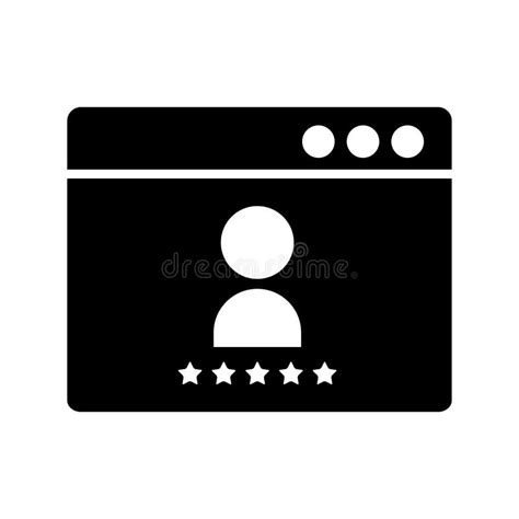 Template Web With User Stock Vector Illustration Of Network