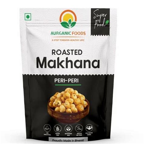 Peri Peri Roasted Makhana Packaging Size 80gm At ₹ 100packet In