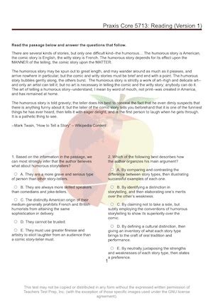 Praxis Core Practice Tests Free Online Teachers Test Prep