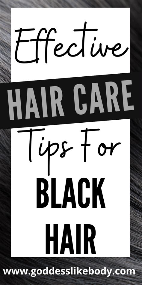 Hair Care Tips For Black Hair