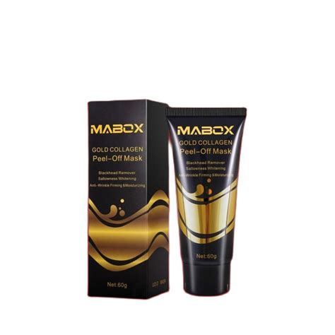 100 Mabox 24k Gold Collagen Protective Peel Off Facial Mask Blackhead