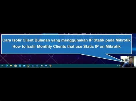 Download Manage User Mikrotik Cara Isolir Client Bulanan Yang