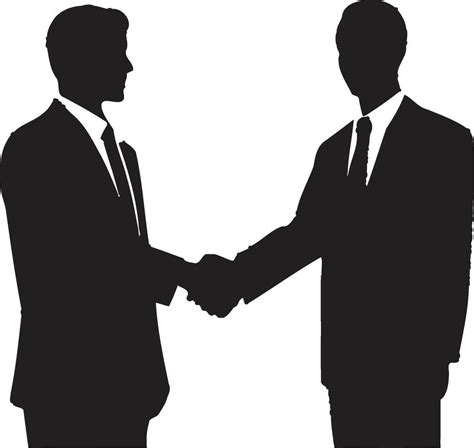 Unity Gesture Handshake Symbol Monochrome Accord Black Handshake Icon