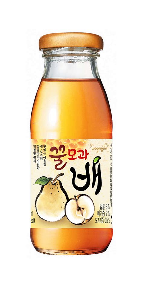 유통가 웅진식품 발효홍삼 첨가 꿀모과배 출시