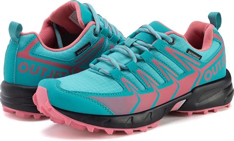 Outjet Womens Waterproof Hiking Shoes Lightweight Non Slip