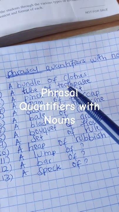 How To Teach And Learn Phrasal Quantifiers With Nouns Youtube
