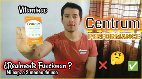 Vitaminas Centrum Performance ¿realmente Funcionan Mi Experiencia A 3 Meses De Uso Youtube