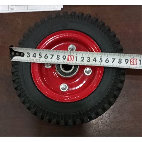 Bánh Xe đẩy Cao Su đặc 20cm Cao Su Gai Giảm Ma Sát Shopee Việt Nam