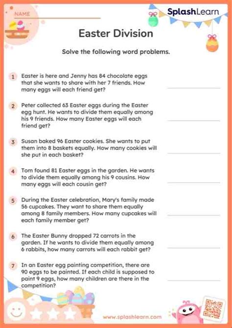Grade 3 Problem Solving Division