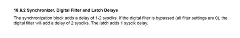 TMS320F280049C How Much H W Delay Using The CMPSS Filter C2000