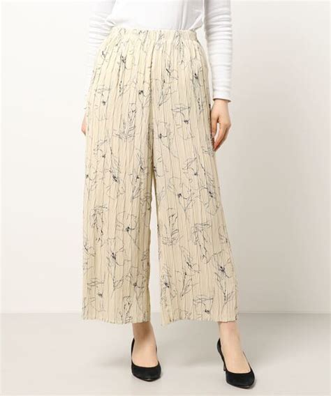 Te Chichi Terrasse（テチチテラス）の「柄アソートプリーツ加工パンツ（その他パンツ）」 Wear
